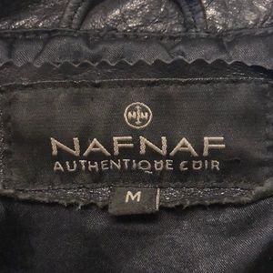 NAF NAF | Jackets & Coats | Nafnaf Leather Jacket | Poshmark